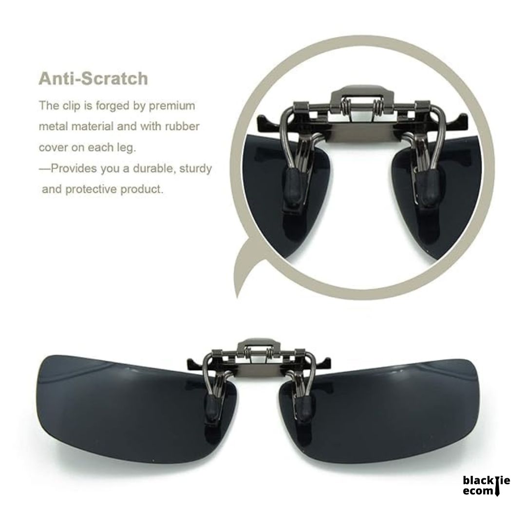 BKT3167 Polarizing myopia Flip Up Sunglasses clip driving night vision ...